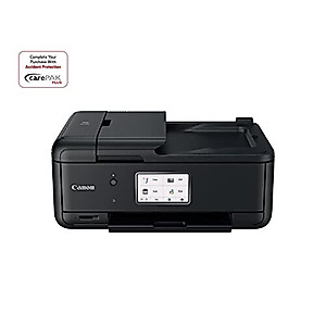 Canon TR8620a All-in-One Printer Home Office | Copier |Scanner| Fax |Auto Document Feeder | Photo and Document | Airprint (R) and Android, Black