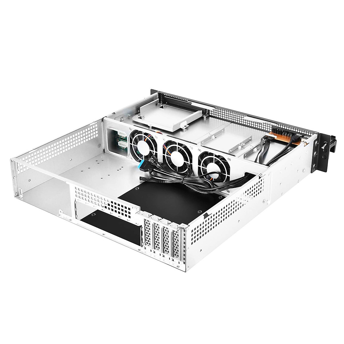Silverstone RM21-308 2U Rackmount Server Case with 8 X 3.5 Hot Swap Bays Micro-ATX Support RM21-308-x