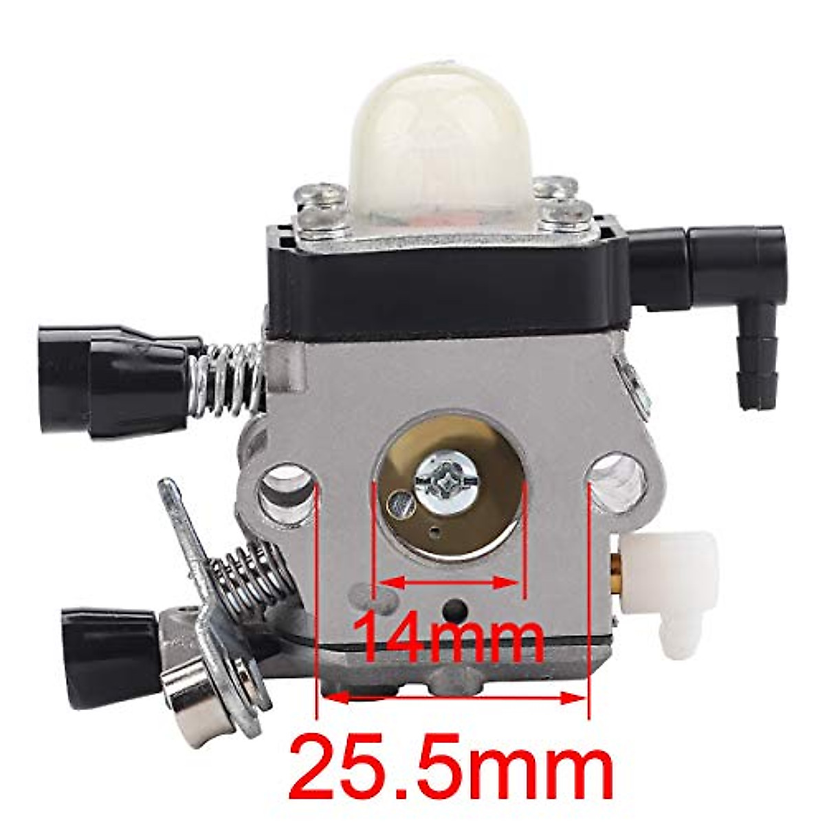 Hipa FS55R Carburetor for STHIL FS55 FS45 HS45 FS38 KM55R KM55 FS55RC FS46 FS46C FS45C FS45L FS55C FS55T HL45 FC55 String Trimmer Weedeater Parts w Cleaner