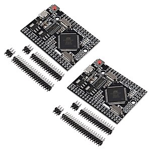 ACEIRMC 2pcs for MEGA 2560 PRO Embed CH340G/ATMEGA2560-16AU Chip with Male Pinheaders Compatible for Arduino Mega2560 Module