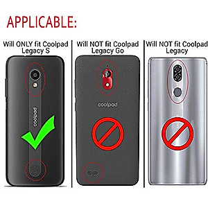 YmhxcY Coolpad Legacy S Case with HD Screen Protector 360 Degree Rotating Ring Kickstand Holder Dual Layers of Shockproof Phone Case for Coolpad Legacy S-ZS Rose Gold