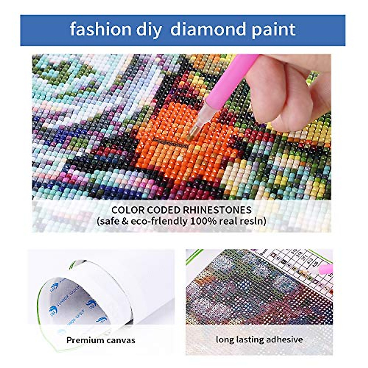 5D Diamond Painting Succulents Kits,Most Popular DIY Decoration, Used for Bedroom, Dining Room, and Home Decoration. 5d Square Diamond Painting, Gift for Parents and Children (12/16) inch