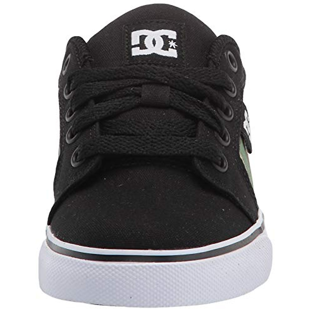 DC boys Anvil Skate Shoe, Black/Camo Print, 6 Big Kid US