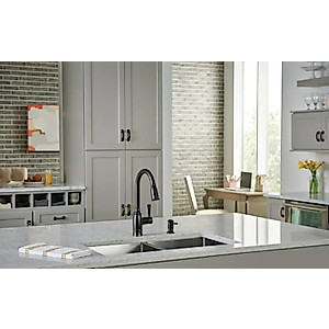 Moen 87791BRB Noell Pulldown Kitchen Faucet Mediterranean Bronze Finish