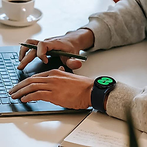 EZMVZKU No Gap Watchband for Samsung Galaxy Watch 7/6/5/4/FE 40mm 44mm, Sport Silicone Strap for Samsung Galaxy Watch 6 Classic 5 Pro 4 Classic 42mm 43mm 45mm 46mm 47mm Bands