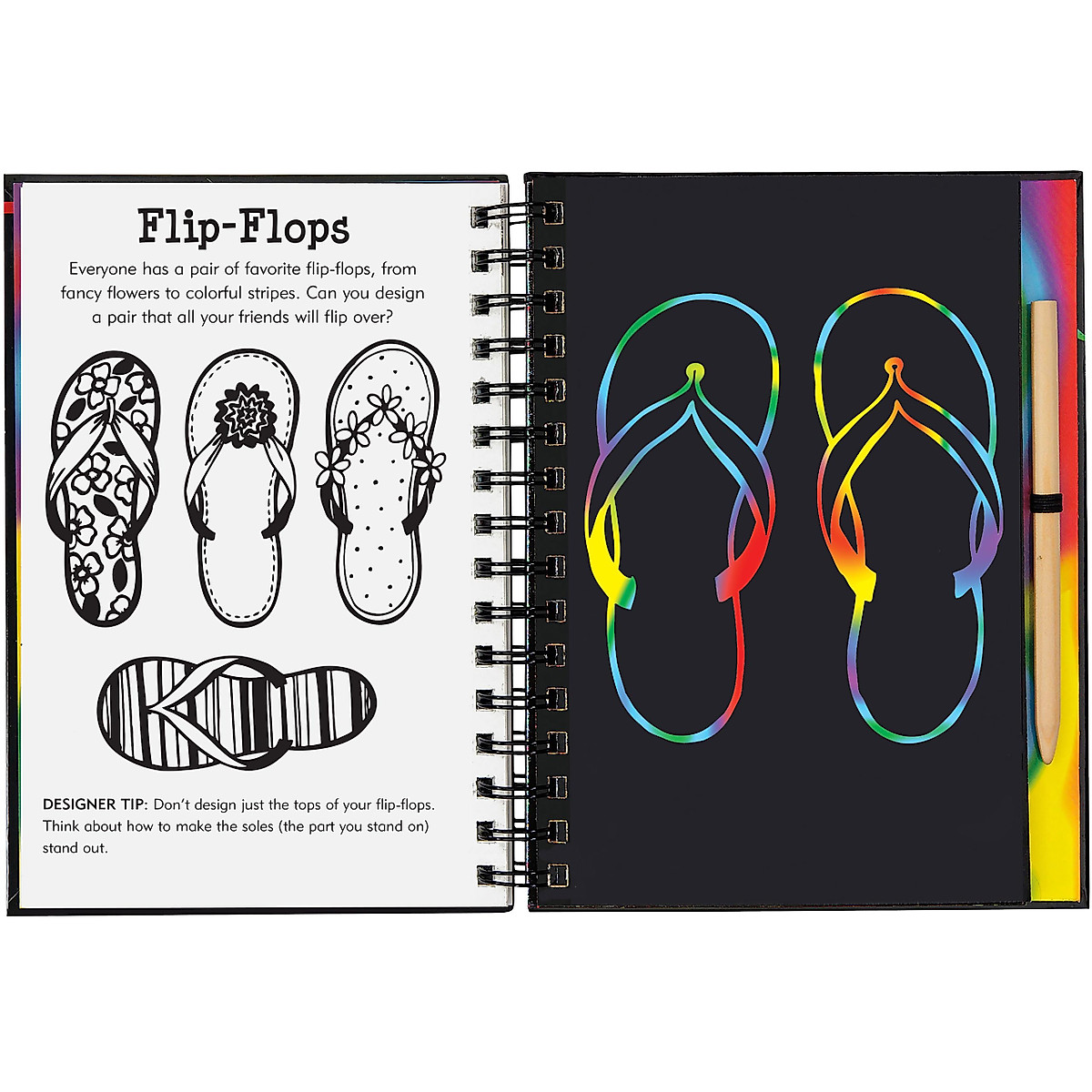 Scratch & Sketch Fashion Show (Trace Along)