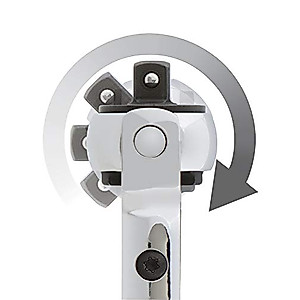 TEKTON 3/8 Inch Drive x 9 Inch Swivel Head Quick-Release Ratchet | 1491