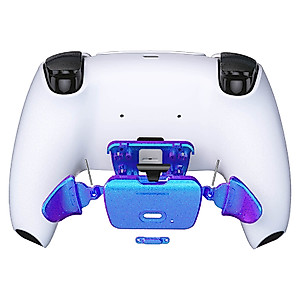 Chameleon Purple Blue Replacement Redesigned K1 K2 Back Button Housing Shell for PS5 Controller eXtremerate Rise Remap Kit - Controller & Rise Remap Board NOT Included