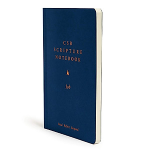 CSB Scripture Notebook, Job, Black Letter, Single-Column, Notetaking, Journaling Space, Sermon Series, Personal Study, Concise Format, Easy-to-Read Bible Serif Type