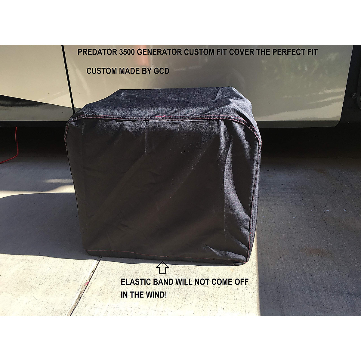 GCD Fits Predator Inverter 3500 watt Generator Cover (Black) Cover ONLY