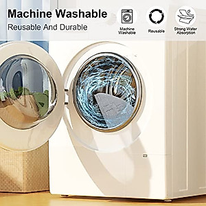 Fixbetter 5 Pcs Mop Pads for Roborock S8 Pro Ultra Robot Vacuum, Washable Reusable Mopping Pad Replacement Accessories