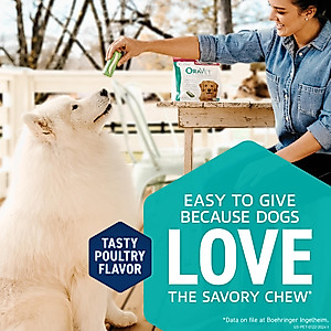 ORAVET Dental Chews for Dogs, Oral Care and Hygiene Chews (Large Dogs, Over 50 lbs.) Pink Pouch, 14 Count