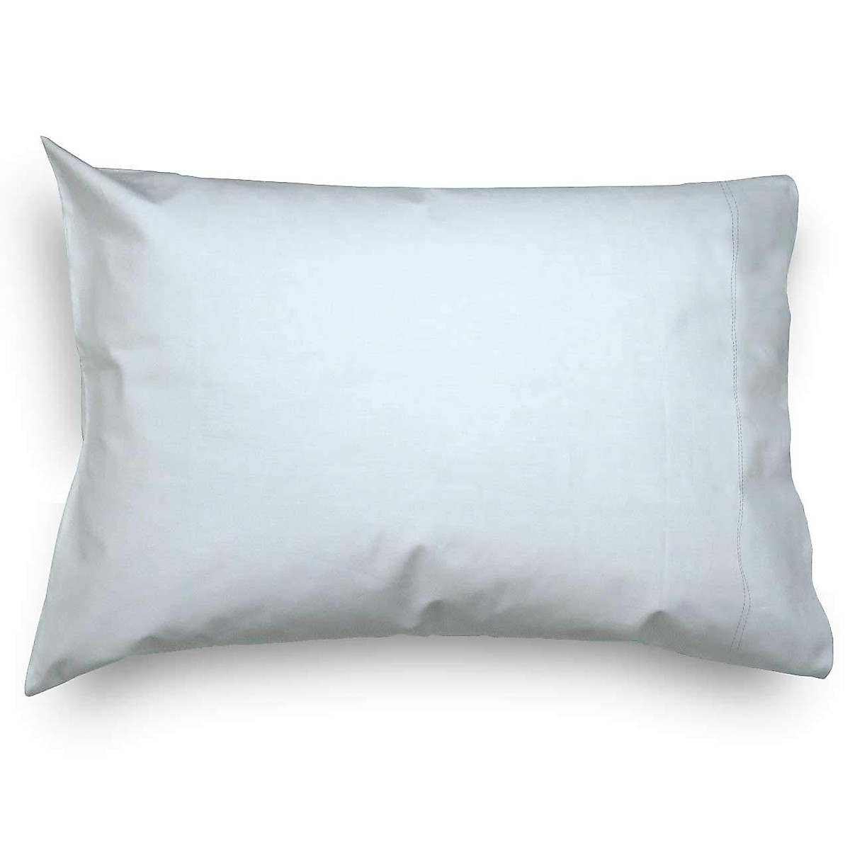 SheetWorld Twin Pillow Case 20 x 26, 100% Cotton Jersey Hypoallergenic, Baby Blue, Made in USA