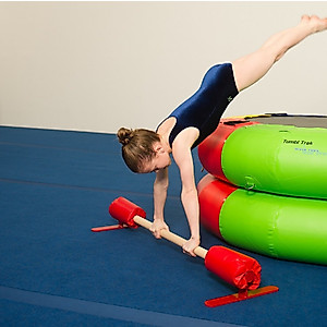 Tumbl Trak Floor Training Gymnastics Bar, 4ft, Red