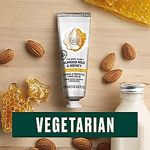 The Body Shop Almond Milk & Honey Hand & Cream – Moisturizes and Protects Sensitive Skin – 3.3 oz