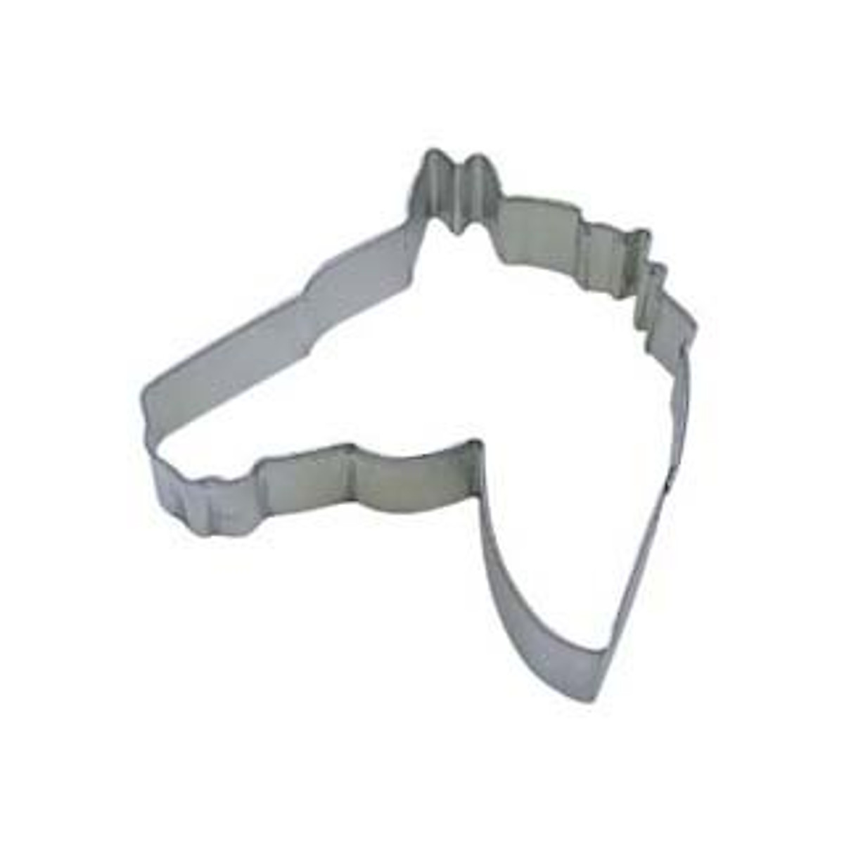R&M Cookie Cutter, 4.5-Inch, Horse Head, Tinplated Steel