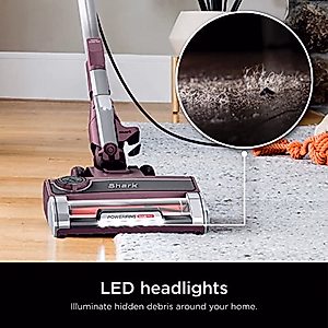 Shark HZ702 Ultralight PetPro Corded Stick Vacuum with PowerFins HairPro Odor Neutralizer Technology, Wine Purple
