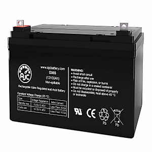 AJC Battery Compatible with Lithonia ELB-1228 12V 35Ah Emergency Light Battery