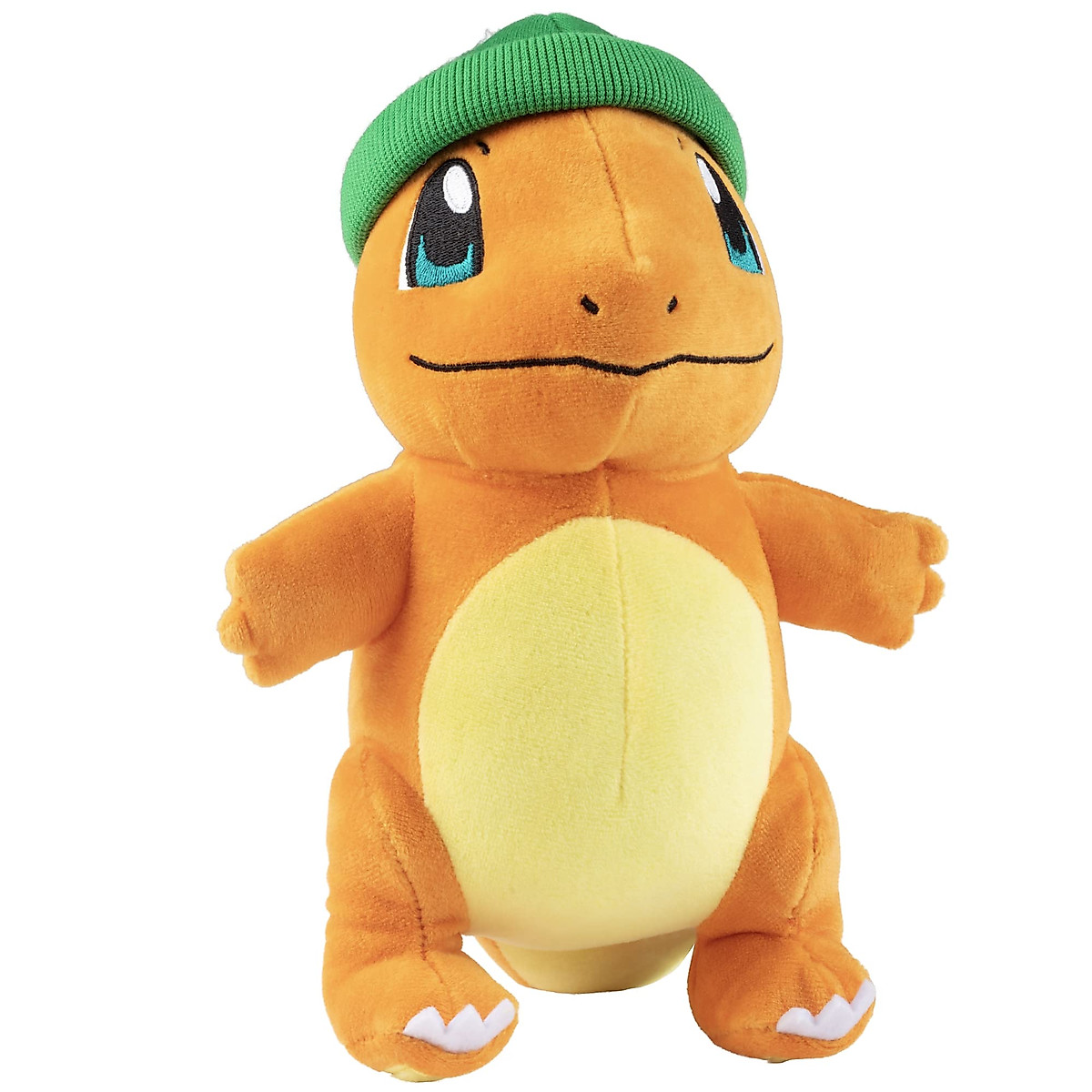 Pokémon 8" Charmander Plush with Winter Hat Accessory - Officially Licensed - Generation 1 Starter - Stuffed Animal Toy Figure - Gift Kids, Boys, Girls - 2+