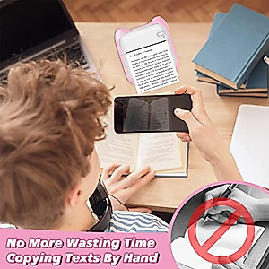 FasionMior 新品 Mini Printer Sticker Maker, Portable Thermal Sticker Printer, Bluetooth Inkless Pocket Printer Compatible with iOS & Android, Inkless Printer Mini with 10 Rolls Paper & 5 Color Pens