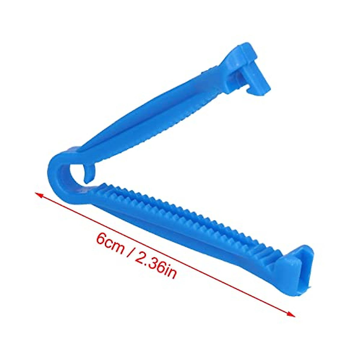 Camidy 100pcs Disposable Umbilical Cord Clamp Whelping Kit Welping Box for Puppy Kittens Cow Livestock Sheep