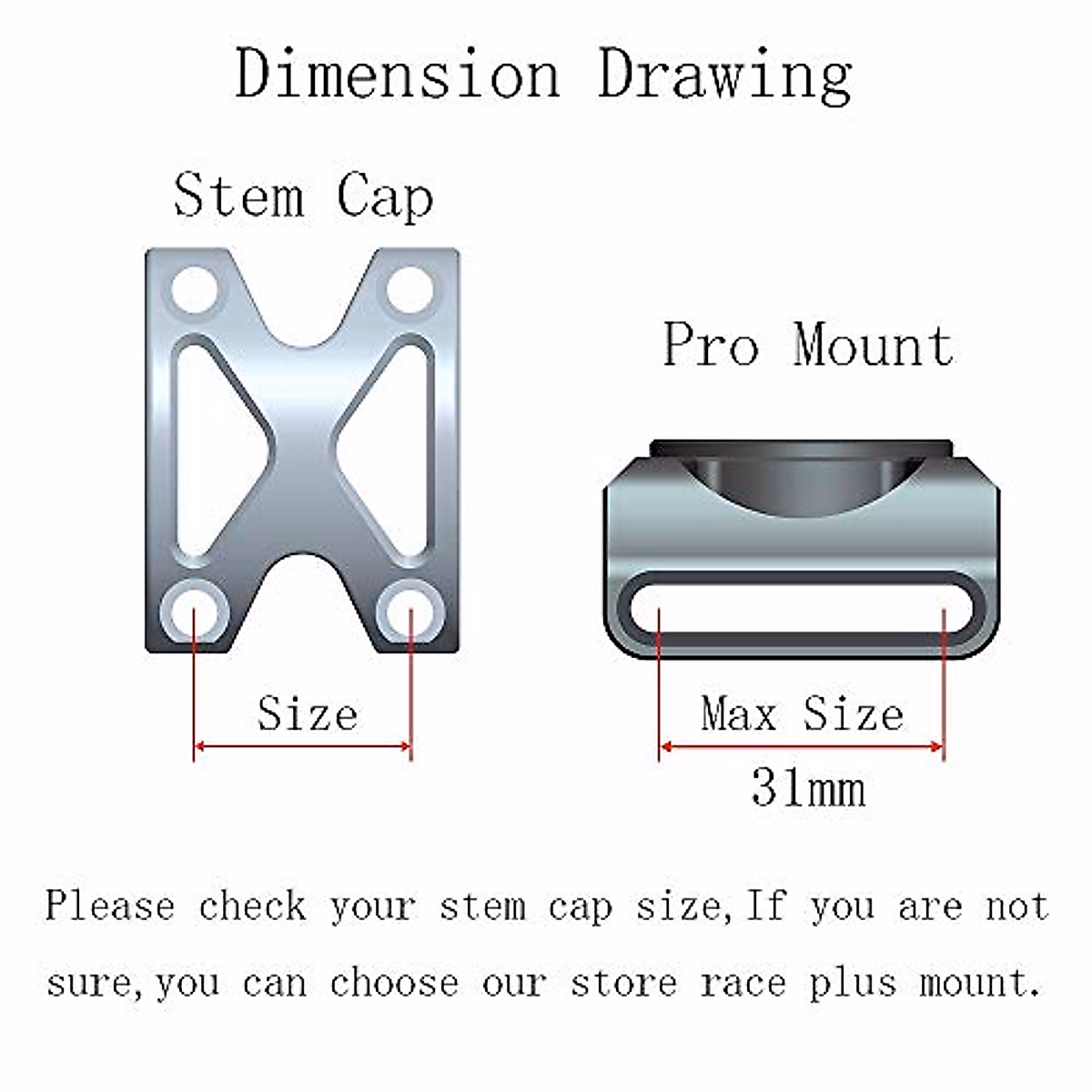 Best Tek Garmin Edge Extended Out-Front Mount, Bike Handlebar Mount for NiteRider Adapter, Sports Action Camera,Garmin Edge 25 130 200 500 510 520 800 810 820 1000 1030