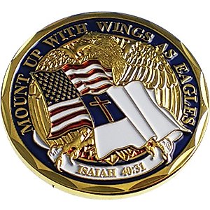 NEW "Mount Up With Wings As Eagles" Challenge Coin