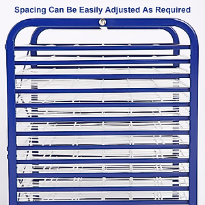 PioneerWorks Art Drying Rack with 4 Wheels, Paint Drying Rack with 16 Mobile Shelves, Canvas Rack Art Storage Stack Rack, 18" D x 26" L x 26" H, Ideal for Schools & Art Studios & Classroom