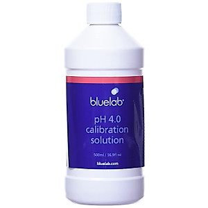 bluelab GL56732898 PH 4.0 Calibration Solution, 500 milliliters lab-Chemical-Standards, Natural