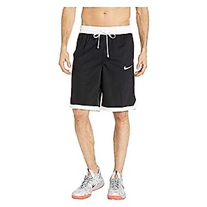 Nike Men's Dry Fit Elite Basketball Shorts Black/White Size Large