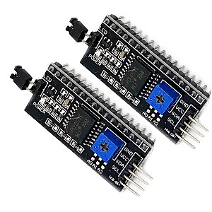 KIRO&SEEU 2pcs 1602 LCD 2004 20x4 i2c LCD Display Adapter IIC//TWI/SPI/I2C Serial Interface Module Shield Compatible with Arduino UNO R3 MEGA2560