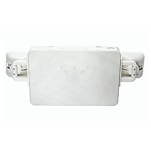 NICOR Lighting Remote Capable LED Emergency Exit Sign with Dual Adjustable LED Heads, White with Red Lettering (ECL1-10-UNV-WH-R2R)