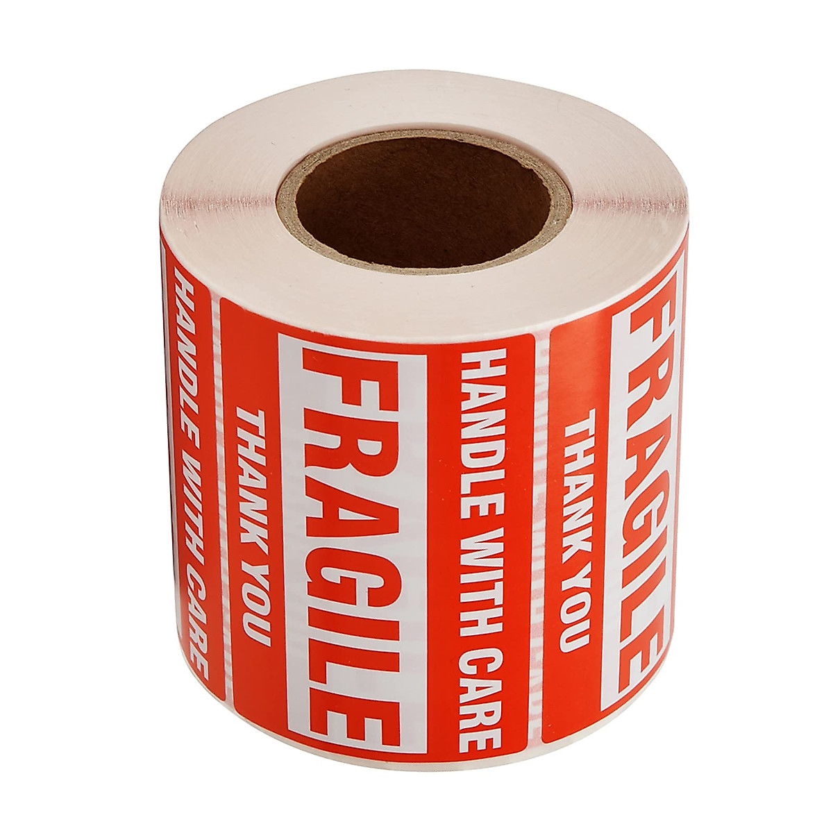 9527 Product 2'' x 3'' Fragile Stickers with Care Warning - Shipping Labels Stickers,500 Labels/Roll, 1 Roll