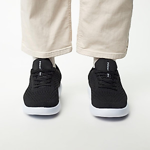 Pillow Slides Dream Steps | Orthopaedic Sneakers for Women | Ergonomically Designed | Plantar Fasciitis | Foot Pain Relief | Arch Support Black