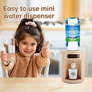 PZJDSR Cute Water Dispenser,Water Dispenser for Kids Role Play Kids Kitchen Playset,Small Water Dispenser Toy Kitchen Set,Play Kitchen for Kids Ages 4-8
