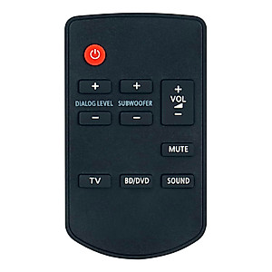 N2QAYC000084 PERFASCIN Replace Remote Control Fit for Panasonic Sound Bar Sc-htb65 Sa-htb65 SC-HTB170GKK Home Theater Audio System