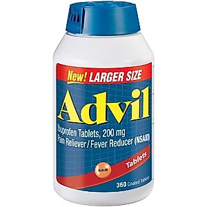 Advil-Ibuprofen Coated Tablets, 200 mg 360 coated tablets