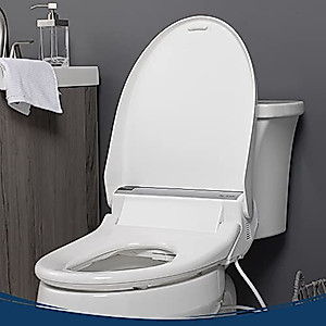 Bio Bidet Bliss BB2000 Elongated White Smart Toilet Seat, Premier Class, Unlimited Warm Water, Vortex Wash, Bidet Seat w /Remote Control