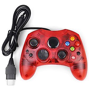 Classic Controller S-Type Wired Gamepad for Xbox S Type Console (Ruby Red)