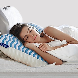 King Size Pillows - Adjustable Firm King Pillows for Back Stomach and Side Sleeper- Shredded Memory Foam Cooling Pillow for Neck and Shoulder Pain with Washable Cover and Bonus Foam Fill