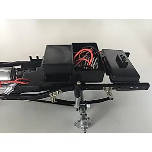 wheelfun HG 1/10 4WD RC Pickup Truck 4X4 Rally Car Racing Crawler KIT Model Chassis Gearbox White