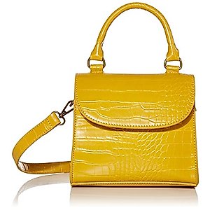 The Drop Women's Diana Top Handle Cross Body Bag Accessory, Sunflower, One Size