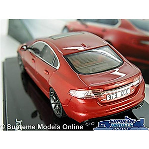 Jaguar XFR CAR Model Italian Racing RED Saloon 1:43 Size IXO Dealer Special