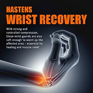 NeoAlly® - Forearm and Wrist Brace for Carpal Tunnel & Exercise, Moisture-Wicking Adjustable Wrist Wraps, Muscle Recovery Wrist Support, Small