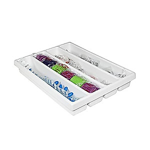 TrippNT 4 Long Compartment Drawer Organizer