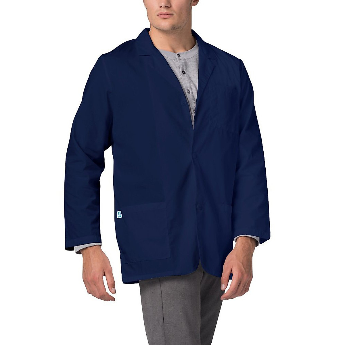 Adar Uniforms Universal Unisex Lab Coats - Classic 31" Consultation - 805 - Navy - S