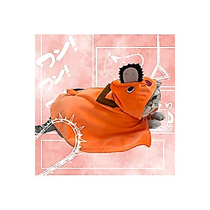 Wolancy Pochita Cat Dog Costume Chainsaw Cloak for Pet Halloween Clothes