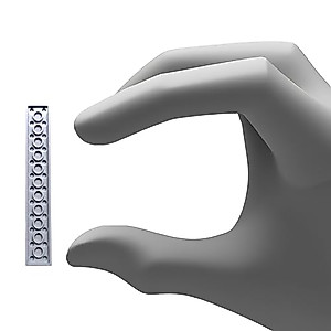 LEGO Parts and Pieces: Light Gray (Medium Stone Grey) 2x12 Plate x10