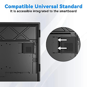 TIBURN HQ Board 75" R2 MAX，Smart Board 4K UHD Touch Screen All-in-One Computer for Office and Classroom with Windows 11 Pro & Open App Ecosystem