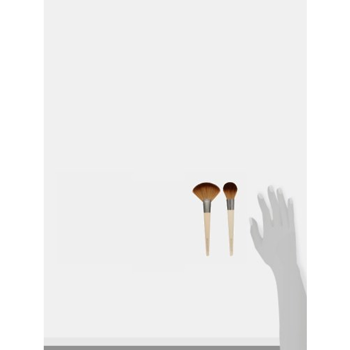 EcoTools Define & Highlight Duo, Makeup Brush Set for Powder, Bronzer, & Highlighter